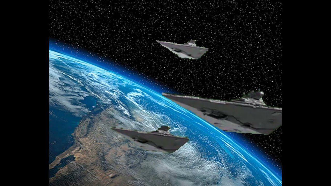star destroyers visit earth - YouTube