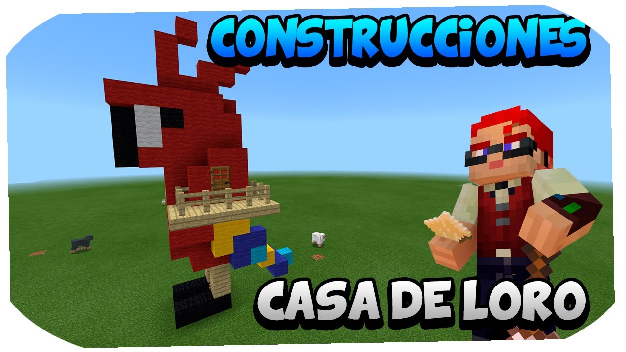 Crear una Casa en Forma de Loro | Minecraft Construcciones - YouTube