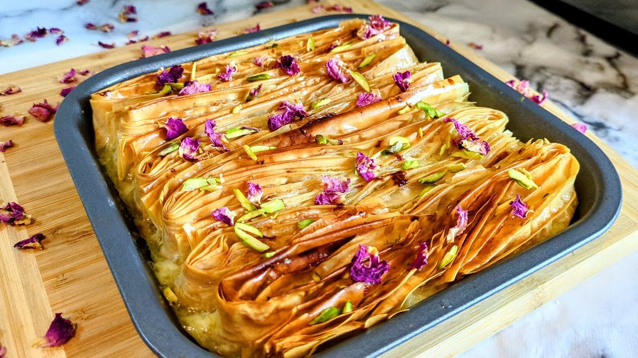 CRINKLE CAKE!! | Phyllo Crinkle Cake | My Cooking Charm - YouTube