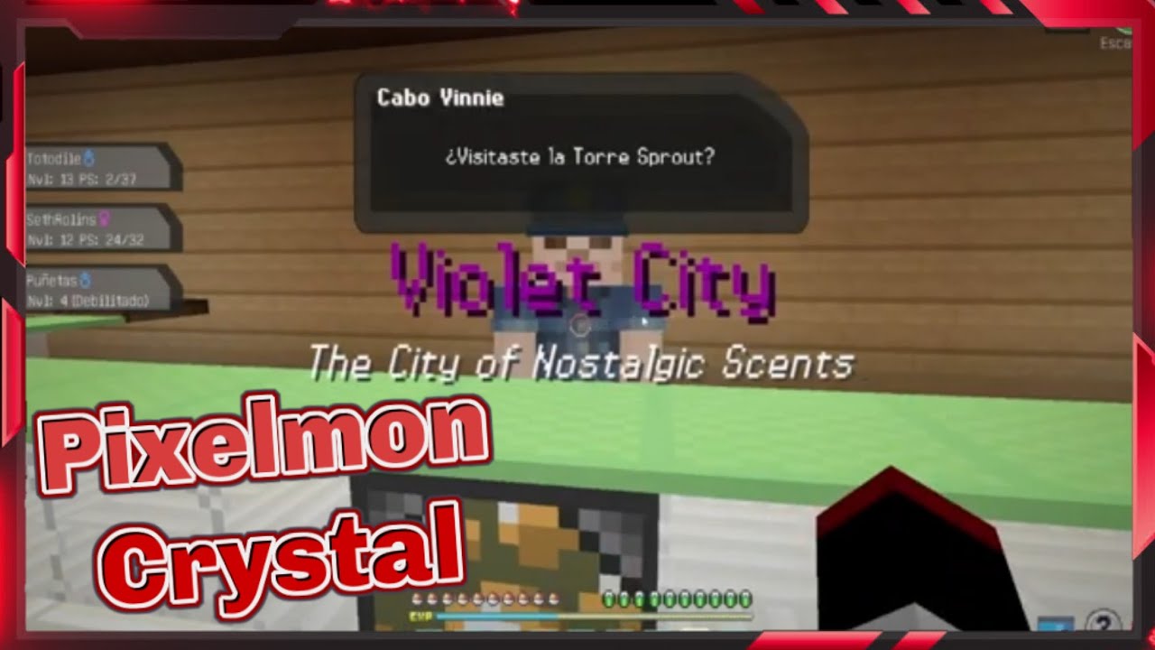 Hola Ciudad Violeta 💥03💥 | Serie Mundo Pixelmon Crystal For Kuribo ...