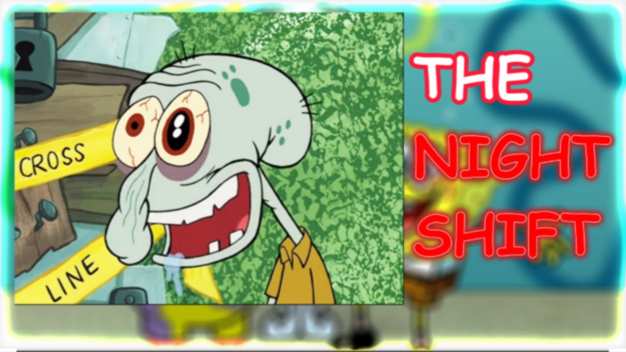 Working With Squidward | Spongebob: The Night Shift - YouTube