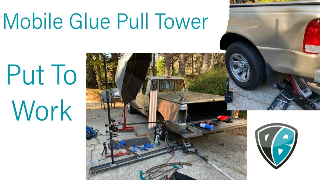 PDR Bedside Repair with Mobile Glue Pull Tower | Dent Baron Raleigh NC ...