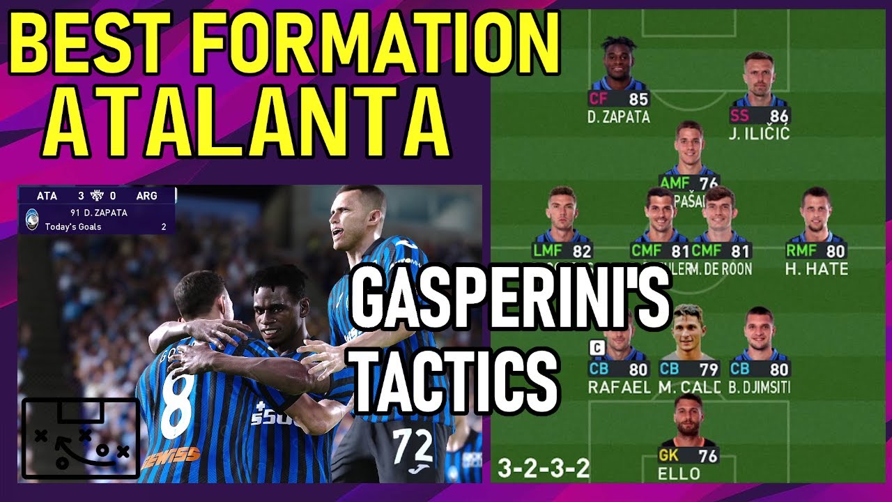 PES2021 Best Formation | ATALANTA | HOW TO USE GASPERINI TACTICS - YouTube