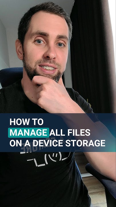 How to manage all files on a device storage starting from Android 10 ...