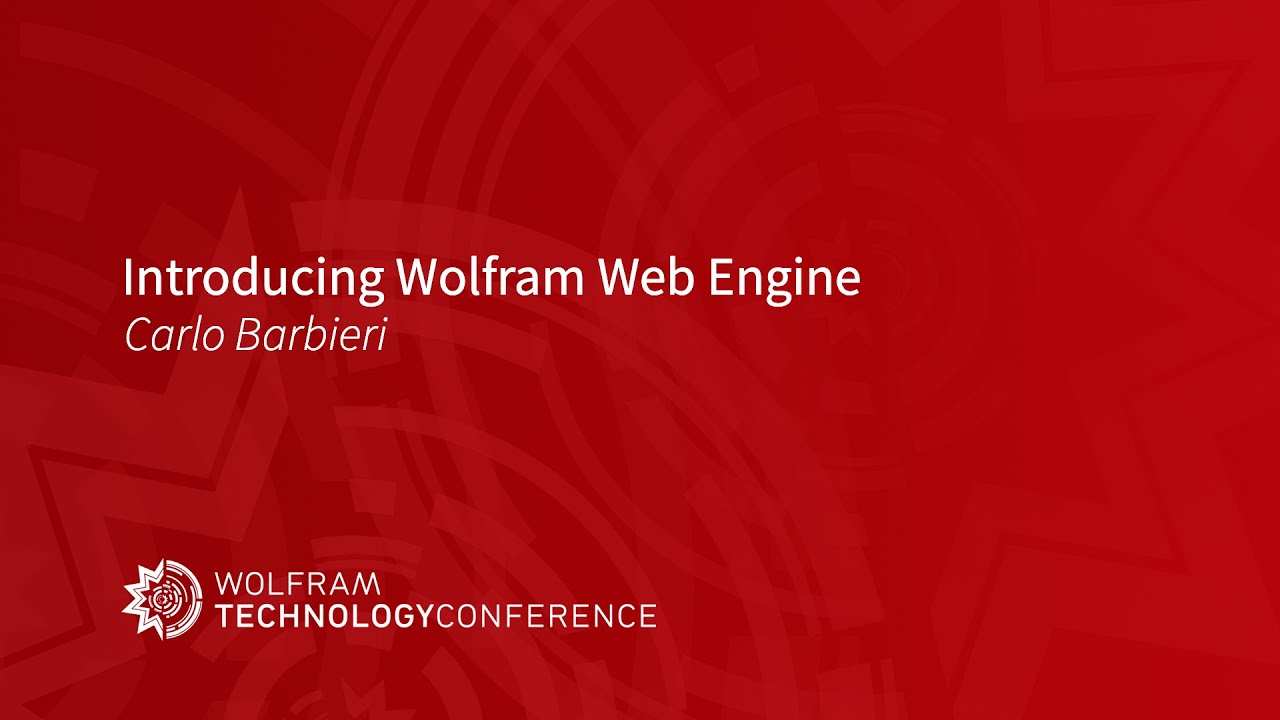 Introducing Wolfram Web Engine - YouTube