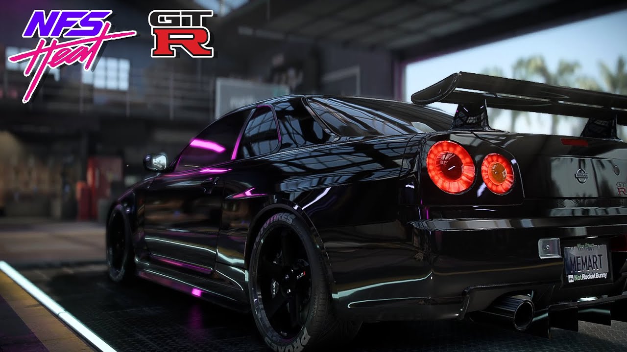 Need for Speed Heat - แต่งรถ Skyline GT-R R34 รถโคตรแรง ขับสนุกมาก ...