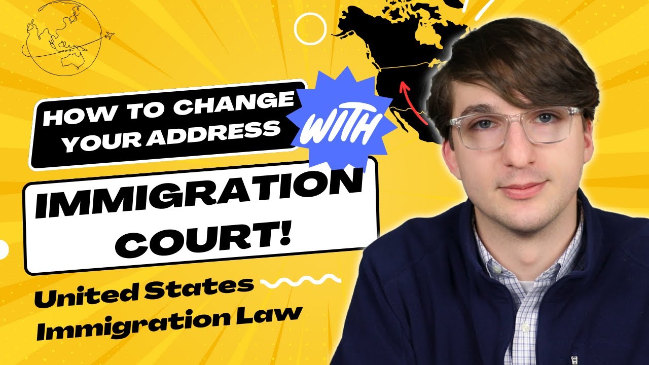 How to Change Your Address with U.S. Immigration Court! - YouTube