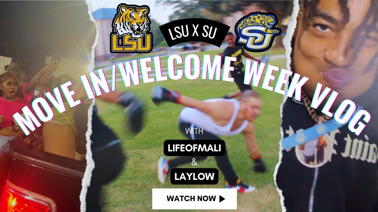 MOVE IN/WElCOME WEEK @LSU & SU THINGS GOT CRAZYYYY!!!!!!!!! - YouTube