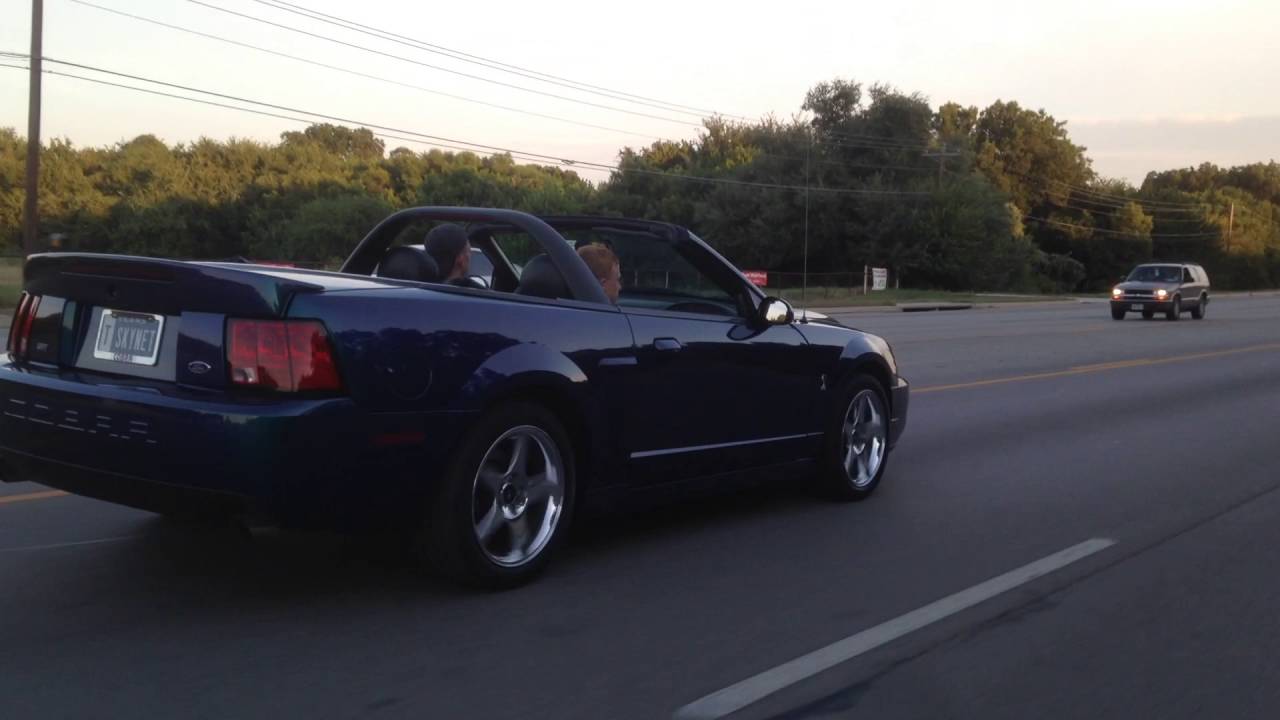 2004 Mystichrome Terminator Cobra convertible cruising - YouTube