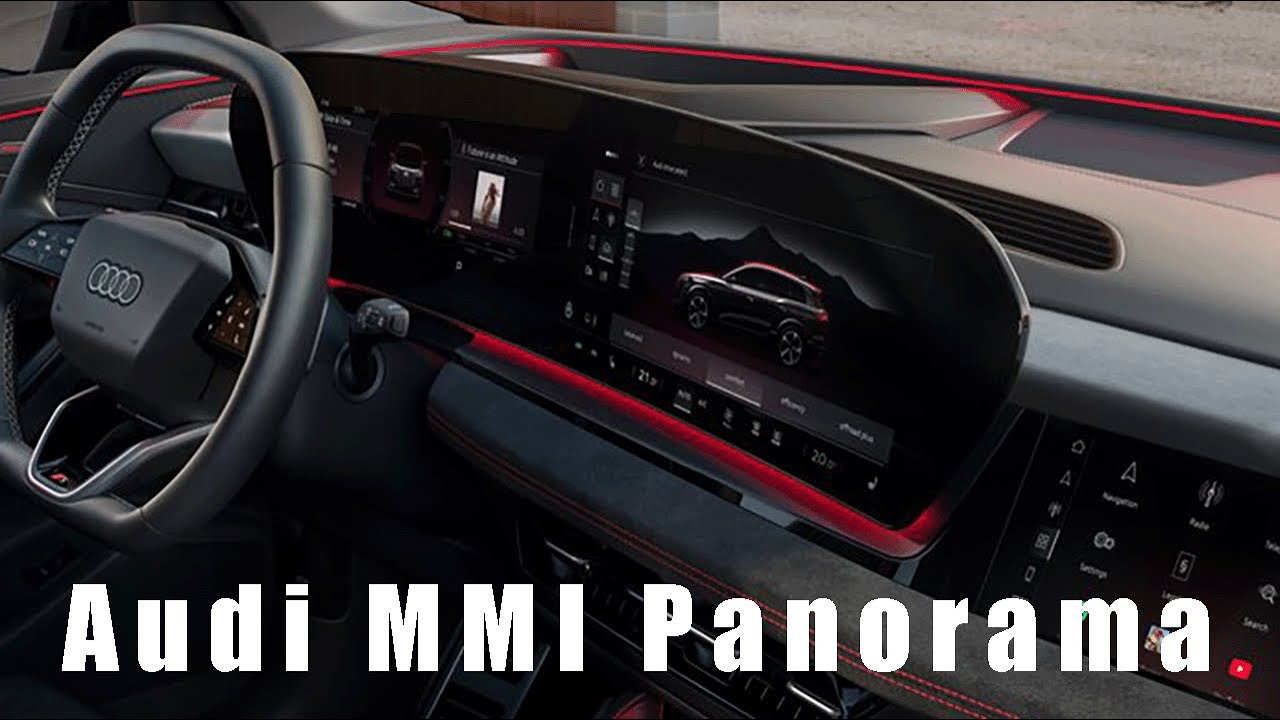 The NEW Audi MMI Panorma infotainment system | Full Tour | Audi Q6 E ...