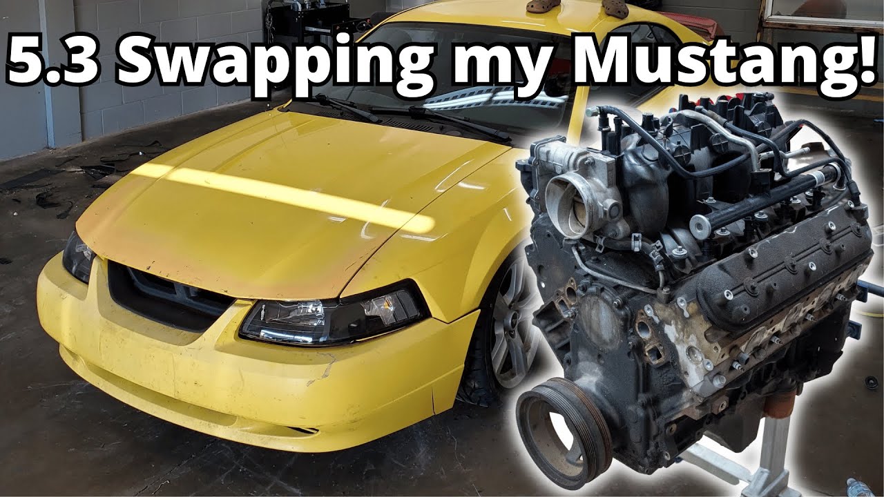 Part one of LS swapping a New Edge Ford Mustang- Tear down and cleaning ...