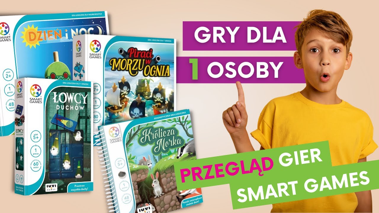 Najlepsze gry logiczne dla dzieci! - Gry Smart Games | Tublu.pl - YouTube