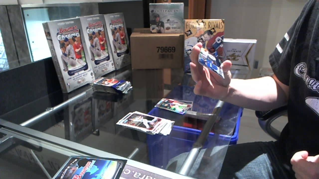 Lunicus 2012 Bowman Chrome Baseball Box Break - YouTube