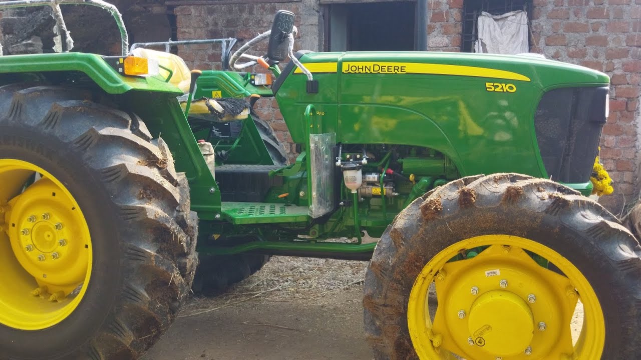 First Caltivetion John Deere 5210 4wd In India YouTube