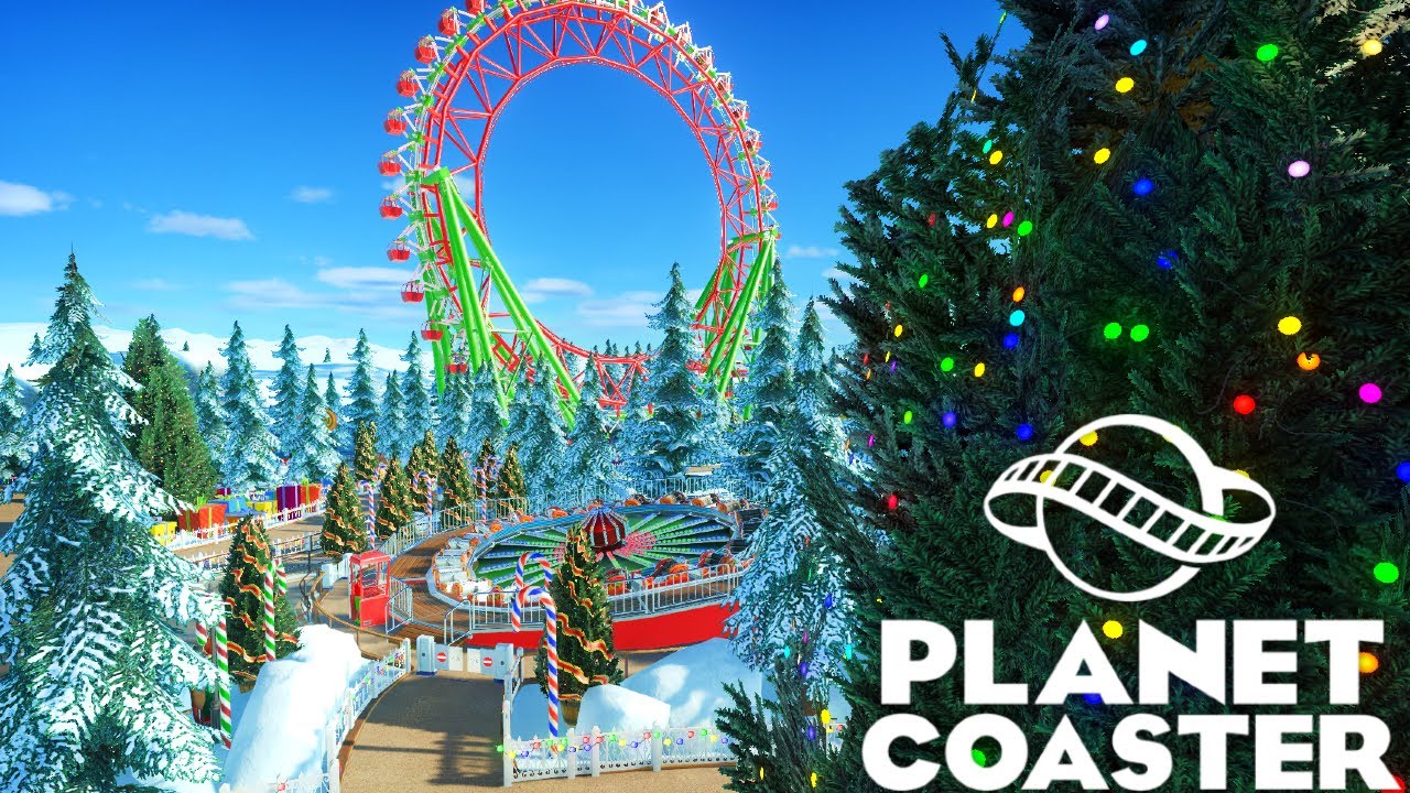 Let's Play Planet Coaster - Christmas Park Episode 2 - YouTube