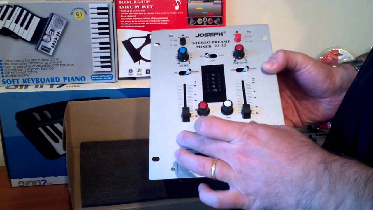 JOSEPH DJ10 PROFESSIONEL DJ MIXER - YouTube