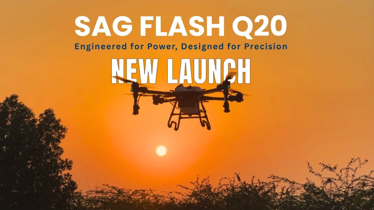 SAG FLASH Q20 New launch Agriculture spraying drone #sagdrones #drone # ...