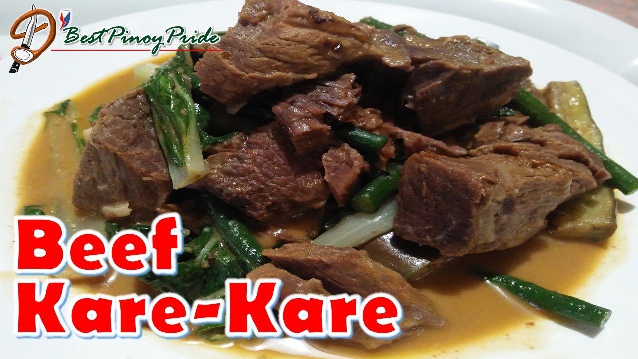 EASIEST WAY OF COOKING BEEF KARE-KARE RECIPE/Kare-kareng Baka/Pinoy ...