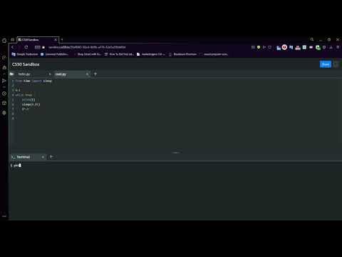 CS50 SANDBOX My Simple code test - YouTube