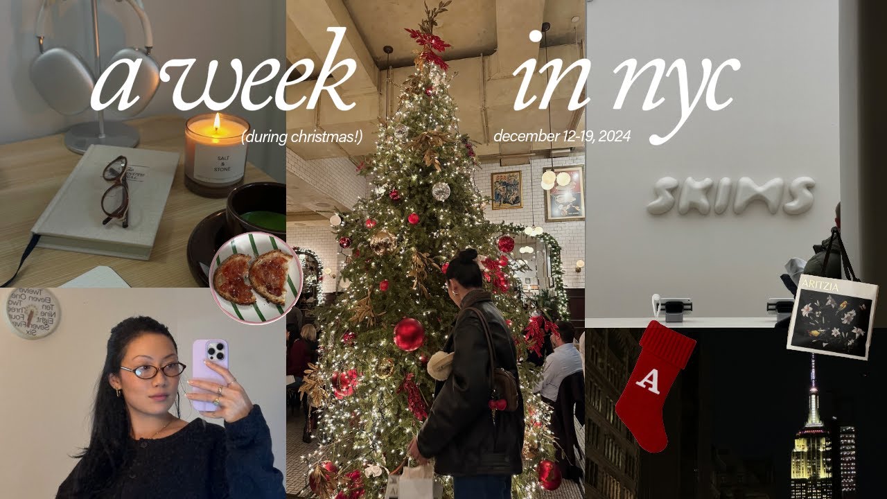 festive week in nyc | christmas in new york, ice skating & holiday ...