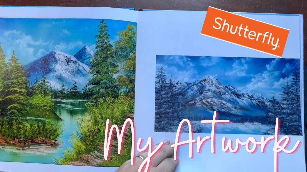I Created A Photobook To Showcase My Artwork! (Using Shutterfly) - YouTube