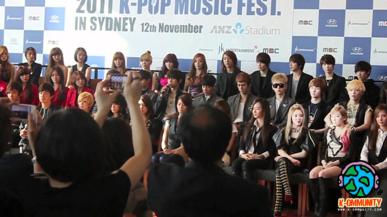 [Press conference] K-pop Music Festival in Sydney 2011 - YouTube