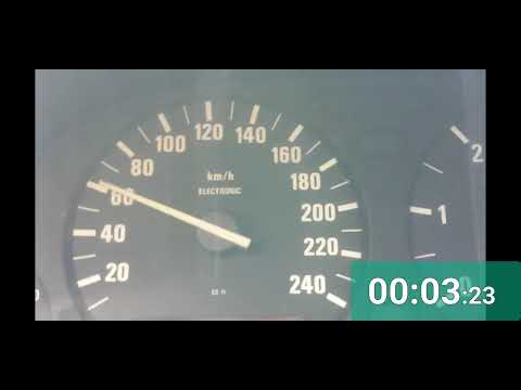 BMW E34 525 TDS 143HP REMAP TO ~190HP 0-100 KMH ACCELERATION.