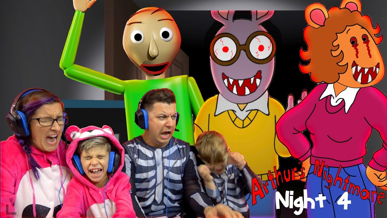 BALDI IS ARTHUR'S NIGHTMARE! Night 4/4 - YouTube