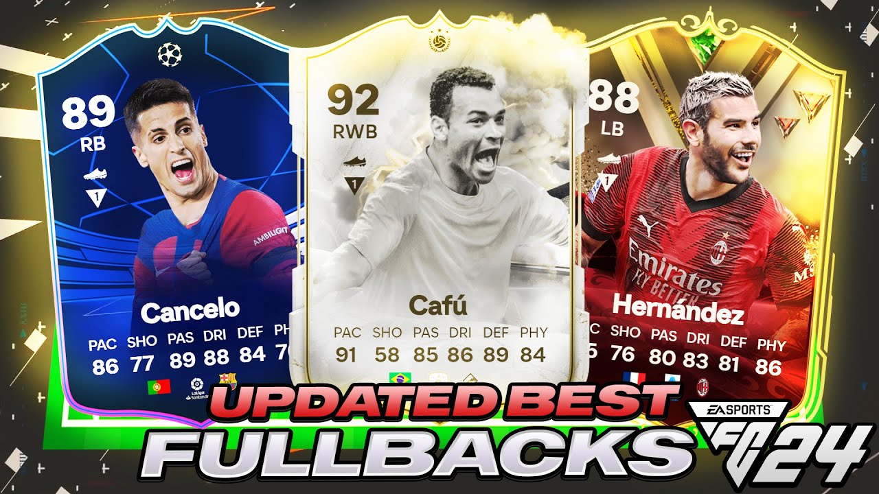 (UPDATED)👁️TOP 10 BEST FULLBACKS(RBS/LBS) IN EA FC 24 ULTIMATE TEAM ...