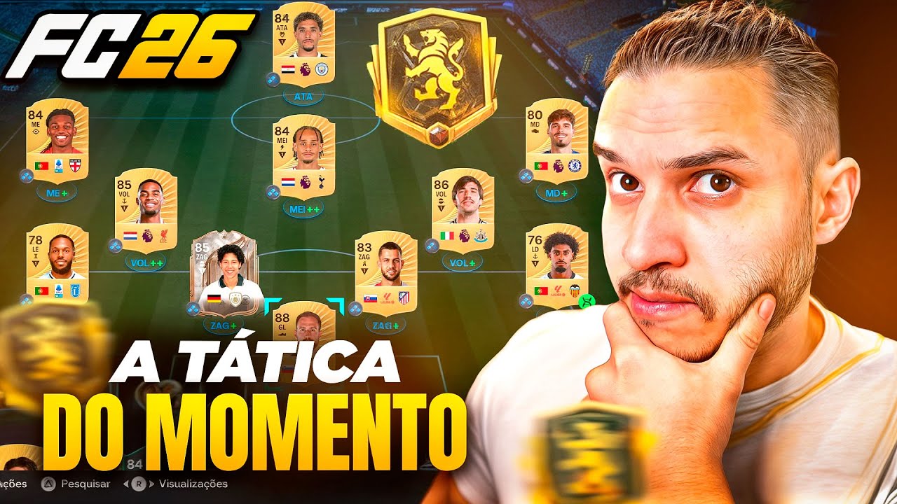 FC 26 l ESSA TÁTICA VAI SALVAR VOCÊ NO COMEÇO DO FC26 (4231 NEW META ...