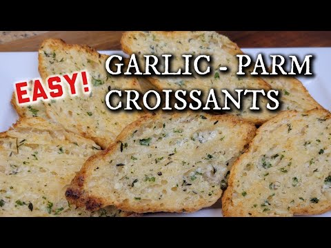 Delicious Garlic Bread - Croissants - YouTube
