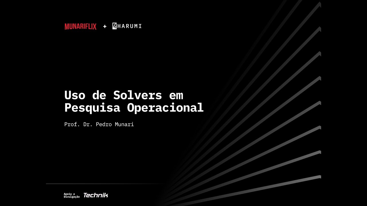 Uso de Solvers em Pesquisa Operacional - Gusek (3/4) - YouTube