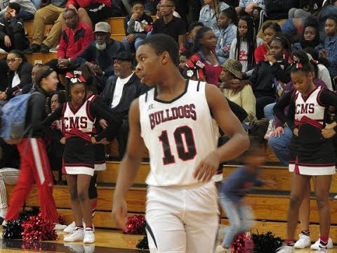 Conyers Middle School Boys Basket Ball 2019-20 vs Davis - YouTube