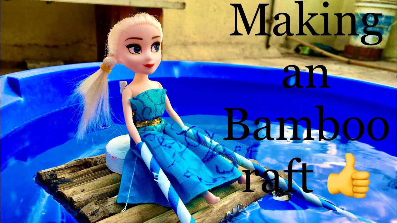 How to make a Bamboo Raft👍 - YouTube