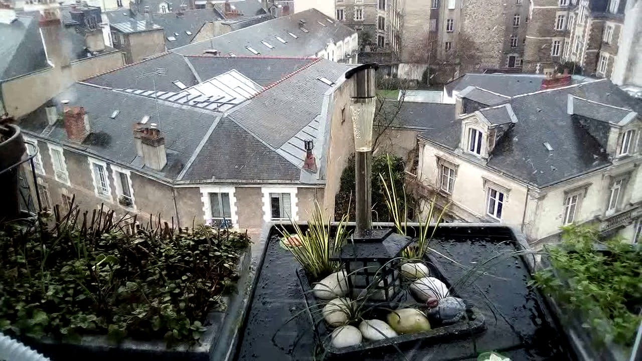 Il neige sur Nantes - YouTube