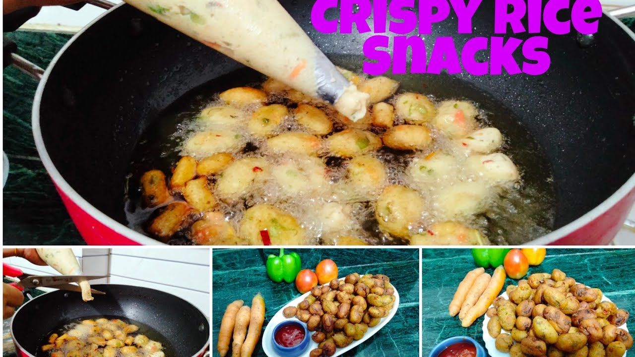 Crispy Rice Snacks | Tea Time Snacks Recipe | Snacks Recipe With New ...
