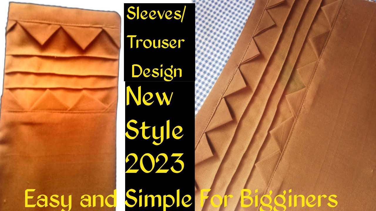 Sleeves Design with Pintex and Triangles|Pintex Sleeves Design|# ...