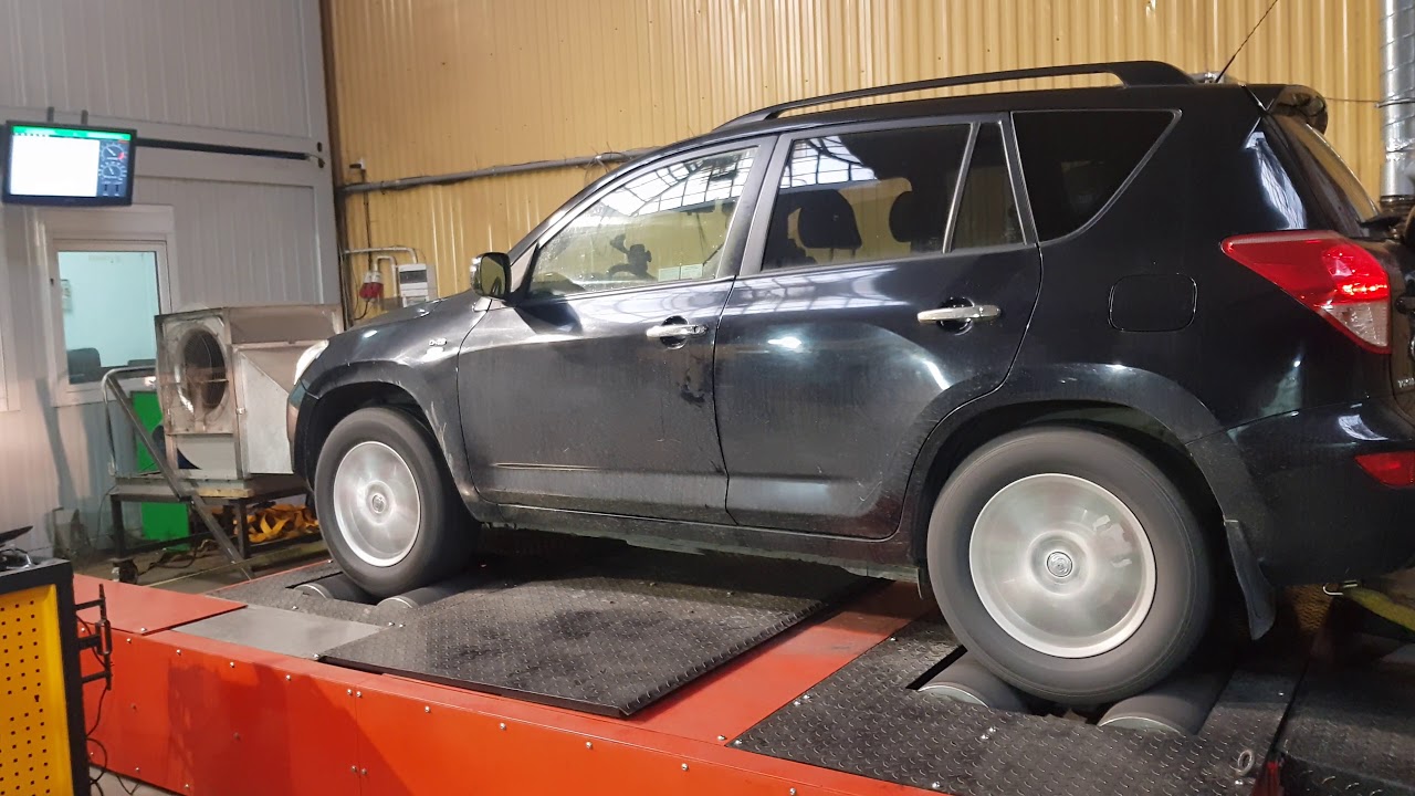 Chip tuning toyota rav4 2.2 dcat 136 @ 167 385 Ladyga - YouTube