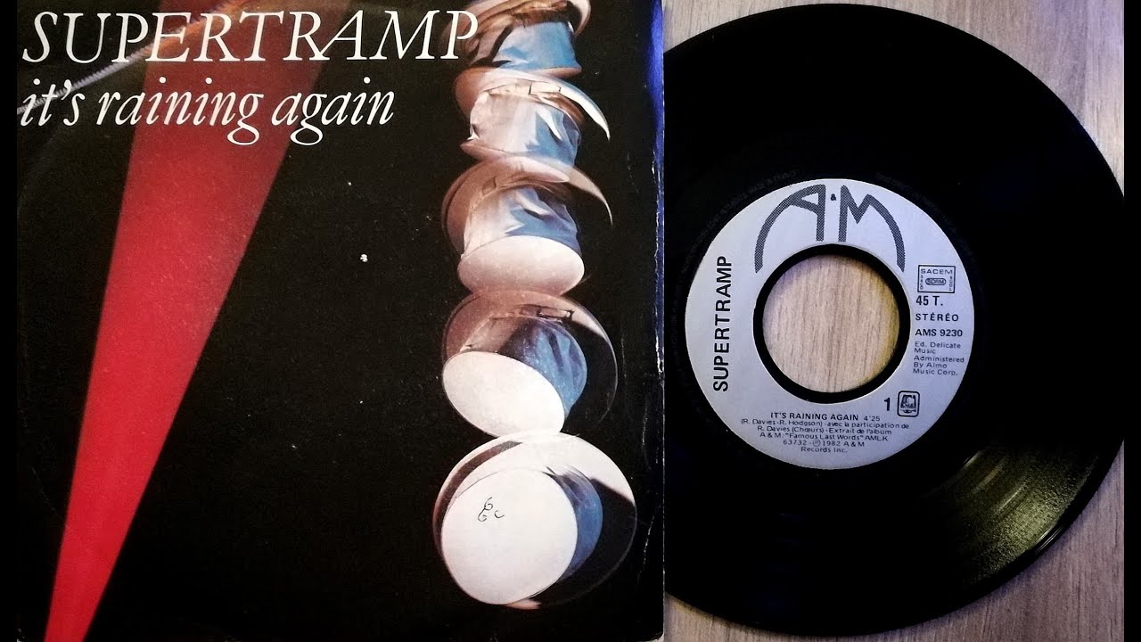 1982 Supertramp It's Raining Again 45 Tours (LP48Hz.24Bits) - YouTube