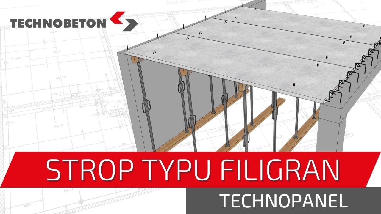 Sprężone Płyty Stropowe Typu Filigran TECHNOPANEL. Korzystna ...