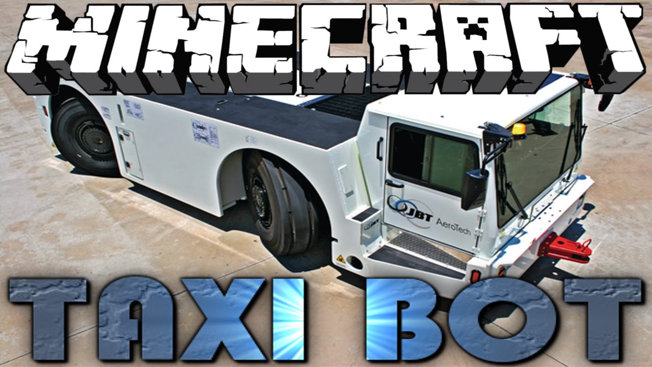Minecraft Vehicle Tutorial - Airport Taxi Bot. - YouTube