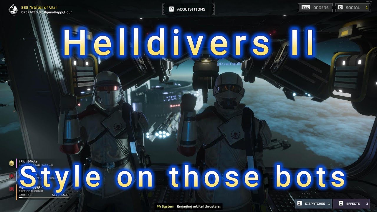 Helldivers II: Style on those bots - YouTube