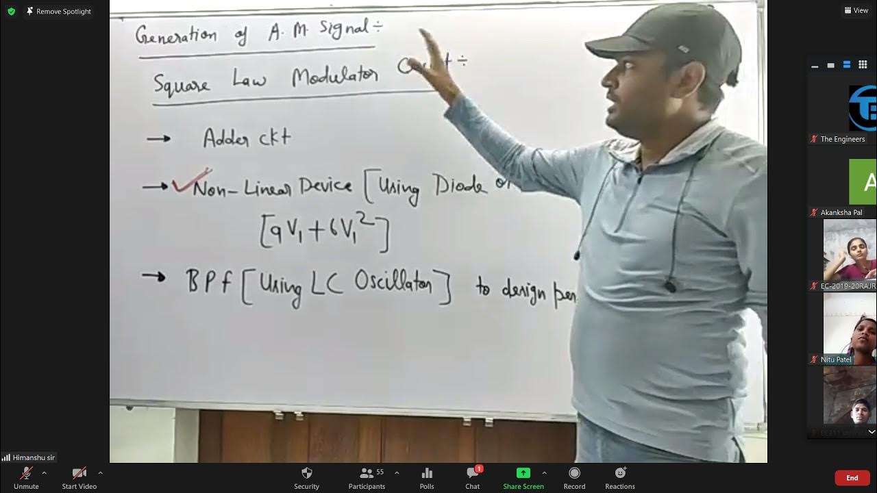 Lecture No-16 Communication System Topic-Generation of AM - YouTube