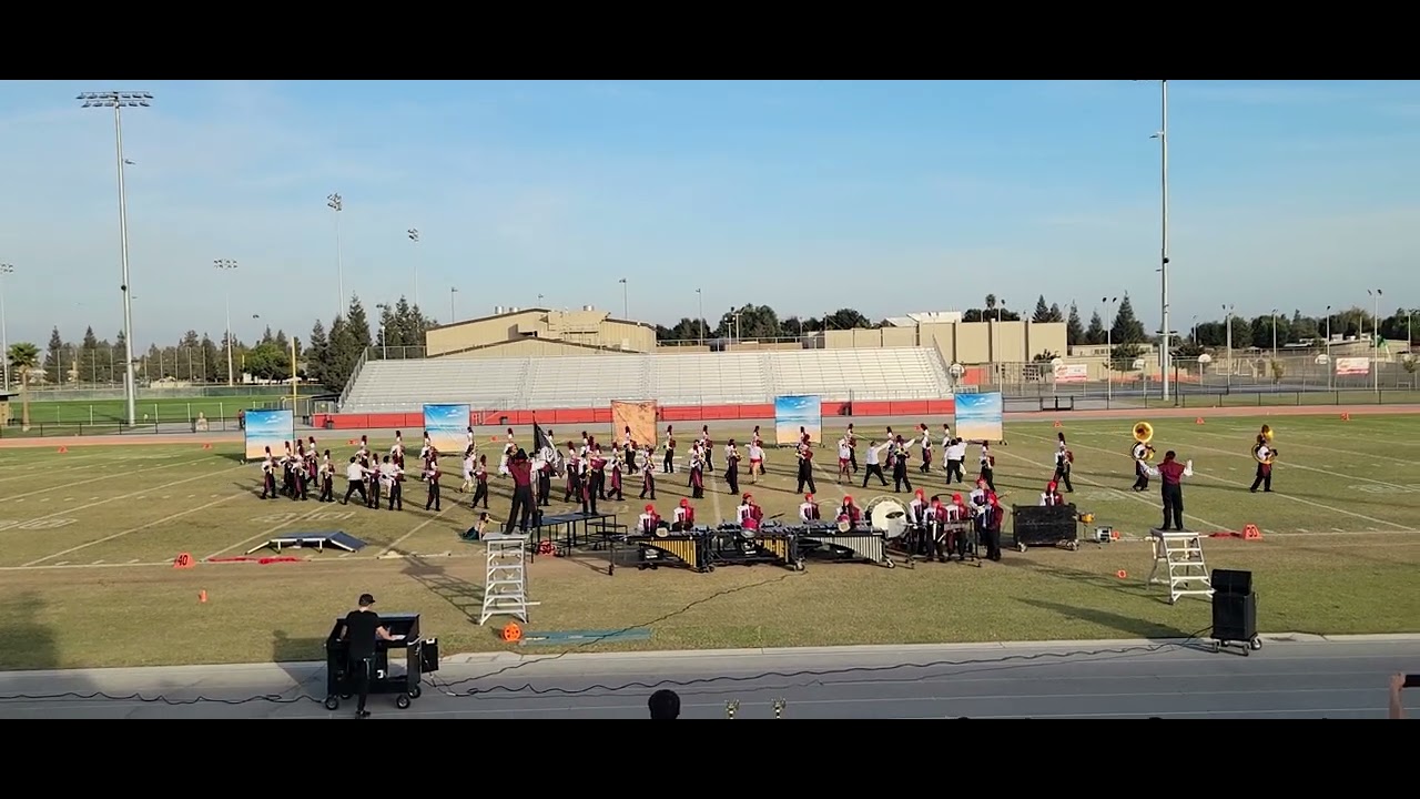 Mt. Whitney high school marching band and color guard- Selma 10/29/22 ...