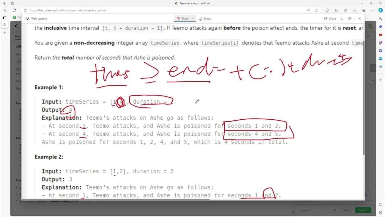 LeetCode 495 | Teemo Attacking | Java - YouTube