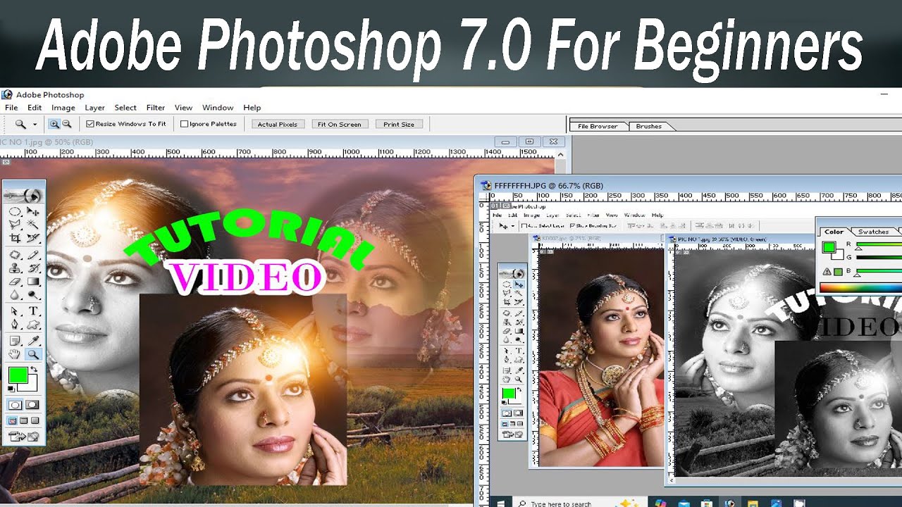 Ultimate Guide: Adobe Photoshop 7.0 for Beginners - YouTube