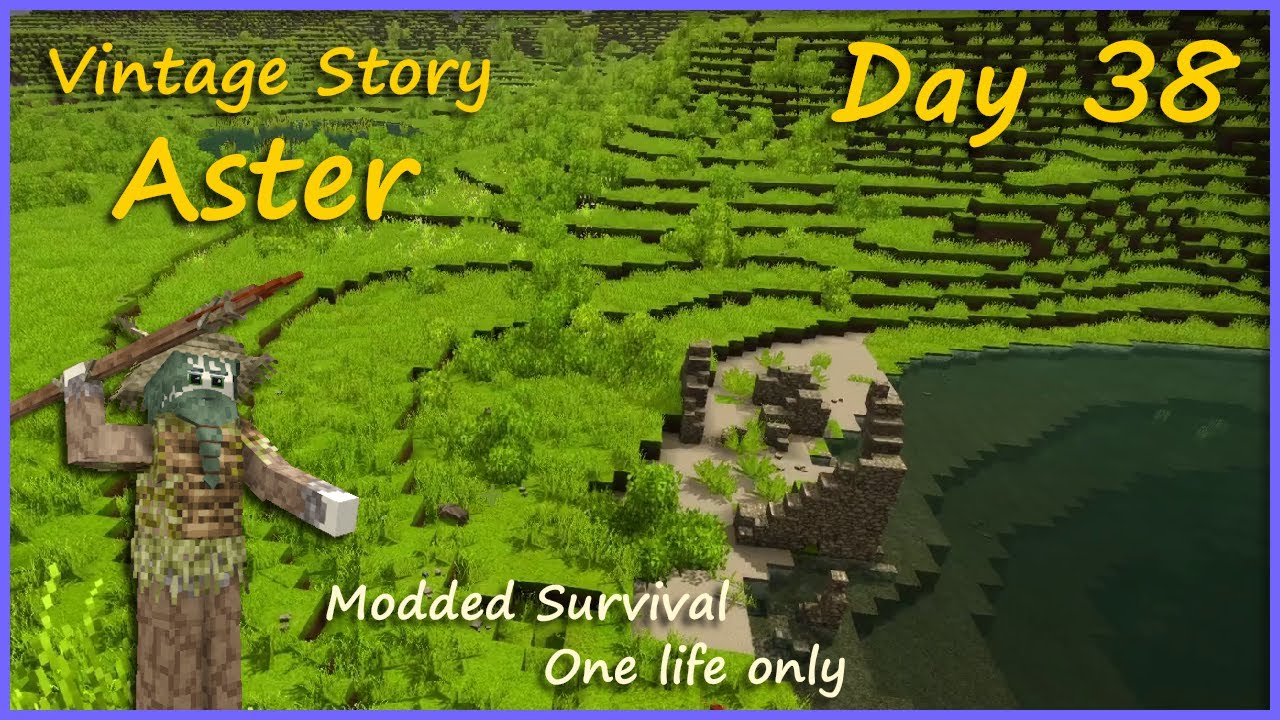Aster Day 38 | Hardcore Modded Survival | No Commentary - YouTube