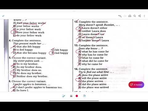 Dim Magistratura test toplusu 2025 / Completing the sentence #ingilisdili #magistratura 