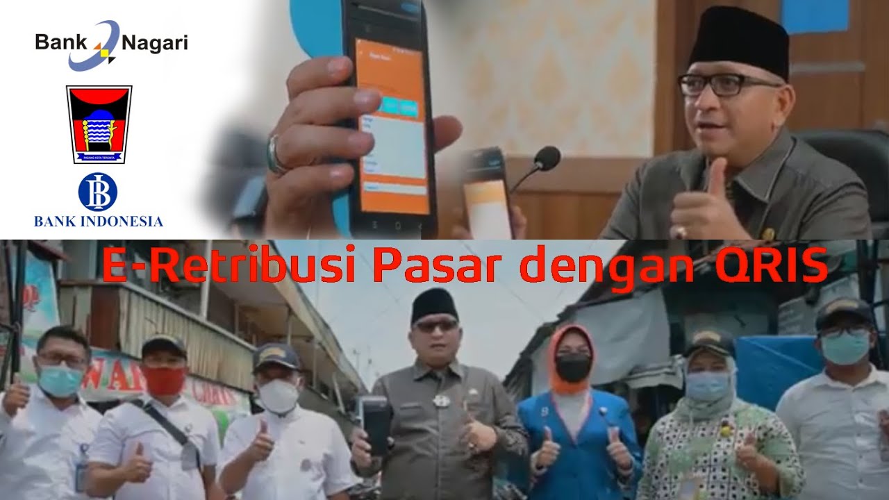 E-Retribusi Pasar dengan QRIS (QR Code Standar Pembayaran Nasional ...