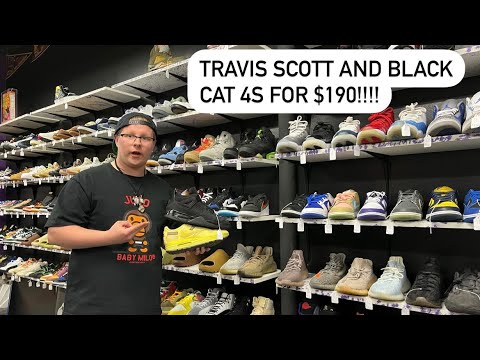 Travis Scott & Black Cat 4 for $190,Day In The Life Of A Sneaker Store ...